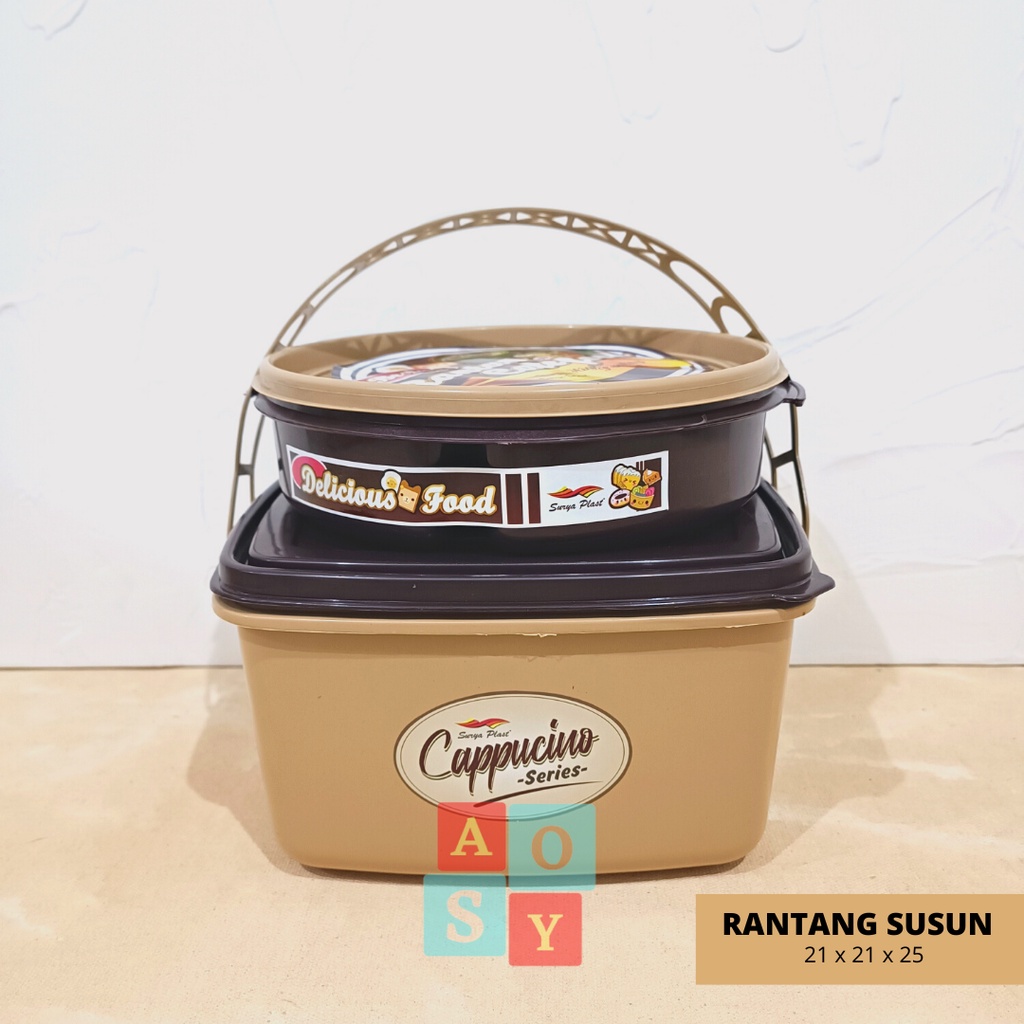 Jual Rantang nasi / Rantang plastik / Kotak makan susun / Kotak makan ...
