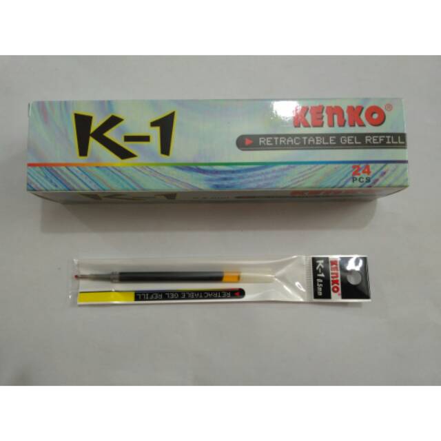 Jual Refill Pulpen Gel Kenko K-1 0.5 / Refill Kenko K-1 0.5 | Shopee ...