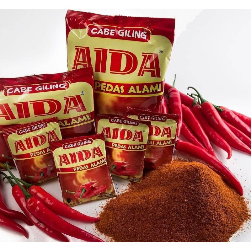 Jual Cabe Tabur Extra Pedas AIDA 250g | Shopee Indonesia