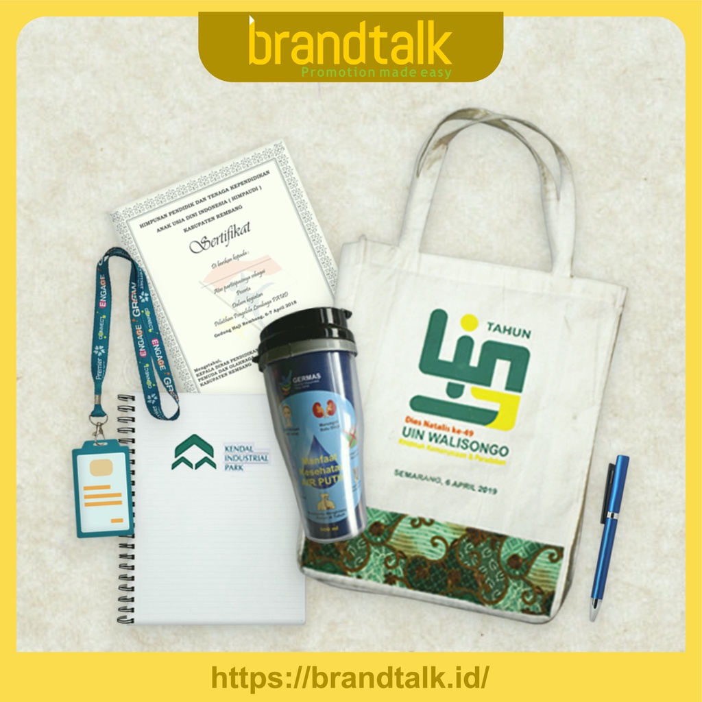 Jual Paket Seminar Kit Isi 6 - Tas, Pulpen, Notebook, Lanyard ...