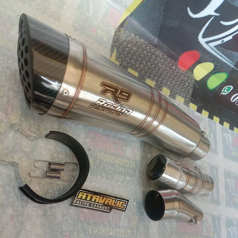 Jual knalpot racing R9 H2 +slipon for CBR 250R CBU Thailand ninja ...