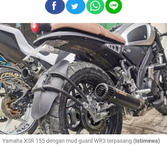 Jual Mudguard Mud guard HMS for XSR155 w175 Xvion cbr150 not WR3 ...