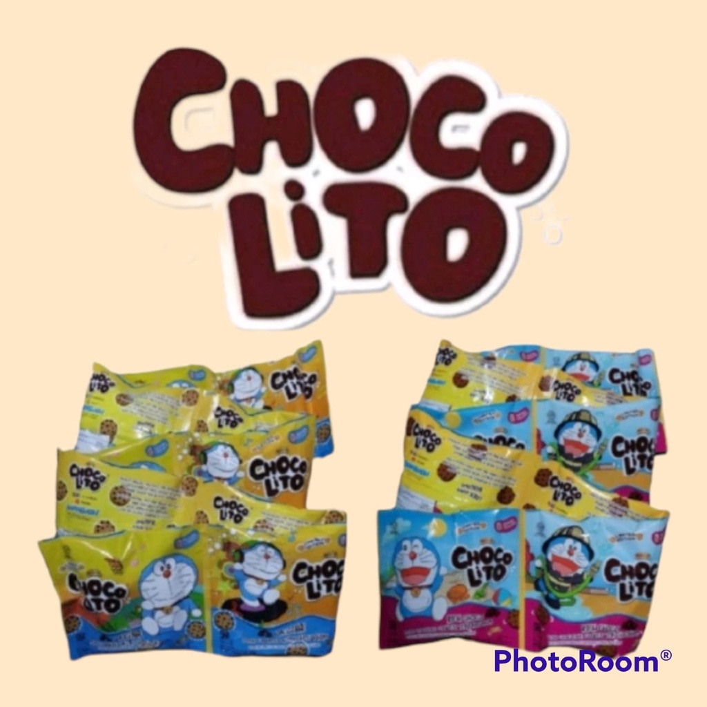 Jual Choco Lito Mini Cookies With Chocochips 150 g / 10 Bks @ 15 g ...