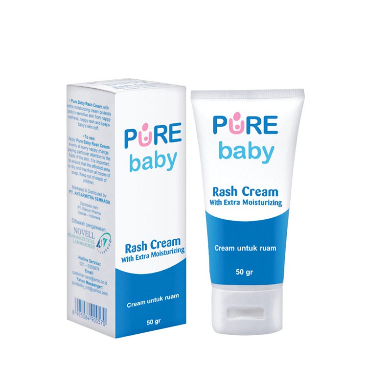 Jual Pure Baby Rash Cream 50 g | Shopee Indonesia