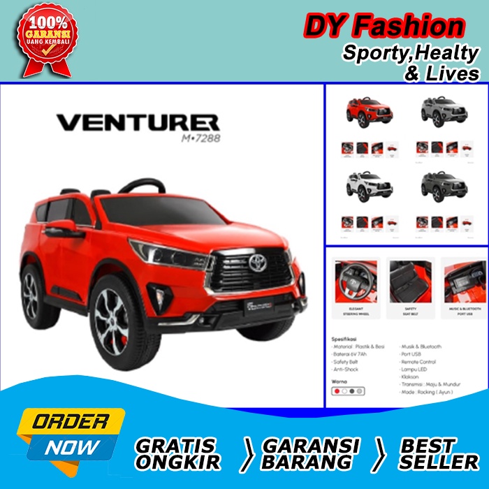 Jual mobil listrik anak anak SP408 mainan mobil listrik aki anak innova ...