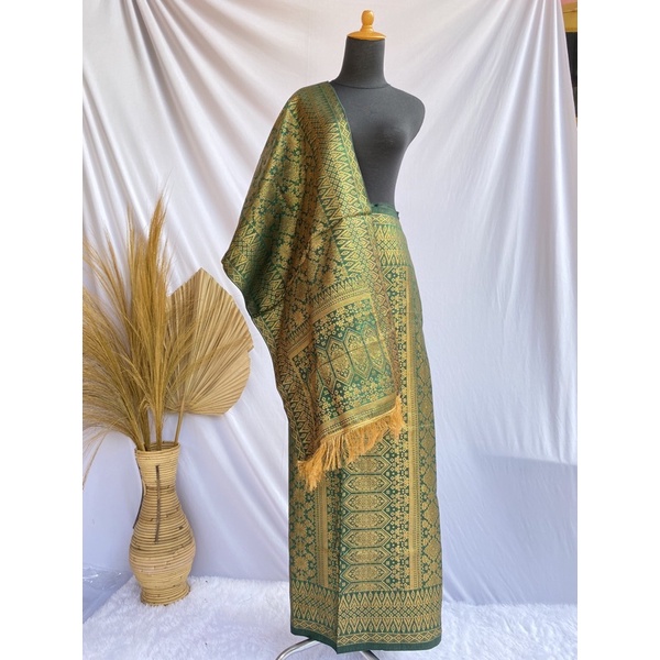 Jual kain songket + selendang / songket padang / songket sumatera barat | Shopee Indonesia