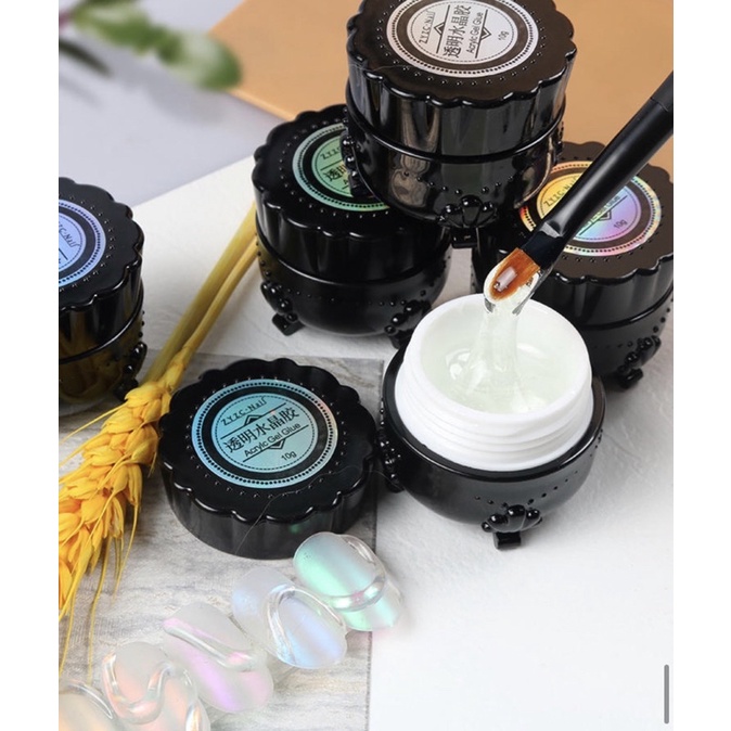 Jual ZYZC ACRYLIC GEL GLUE EMBOSS DESIGN NON WIPE OFF 10ML UNTUK DESIGN ...
