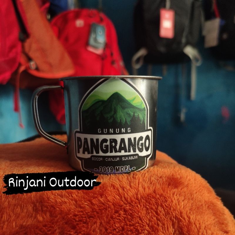 Jual Mug Cangkir Outdoor Diameter kurang Lebih 7cm Gelas Stainless ...