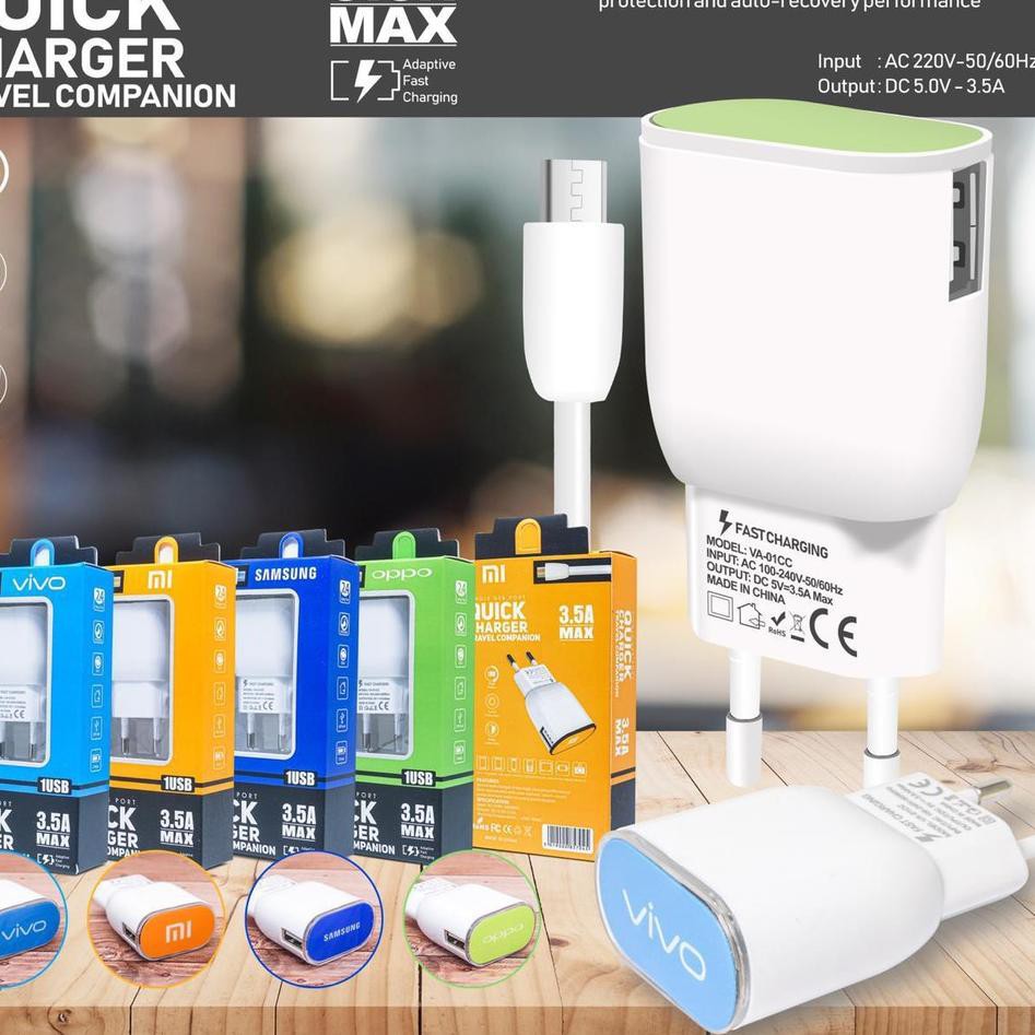 Jual Realpct SINGLE USB PORT 3.5A MAX CHARGER BRANDED ALL SMARTPHONE ...