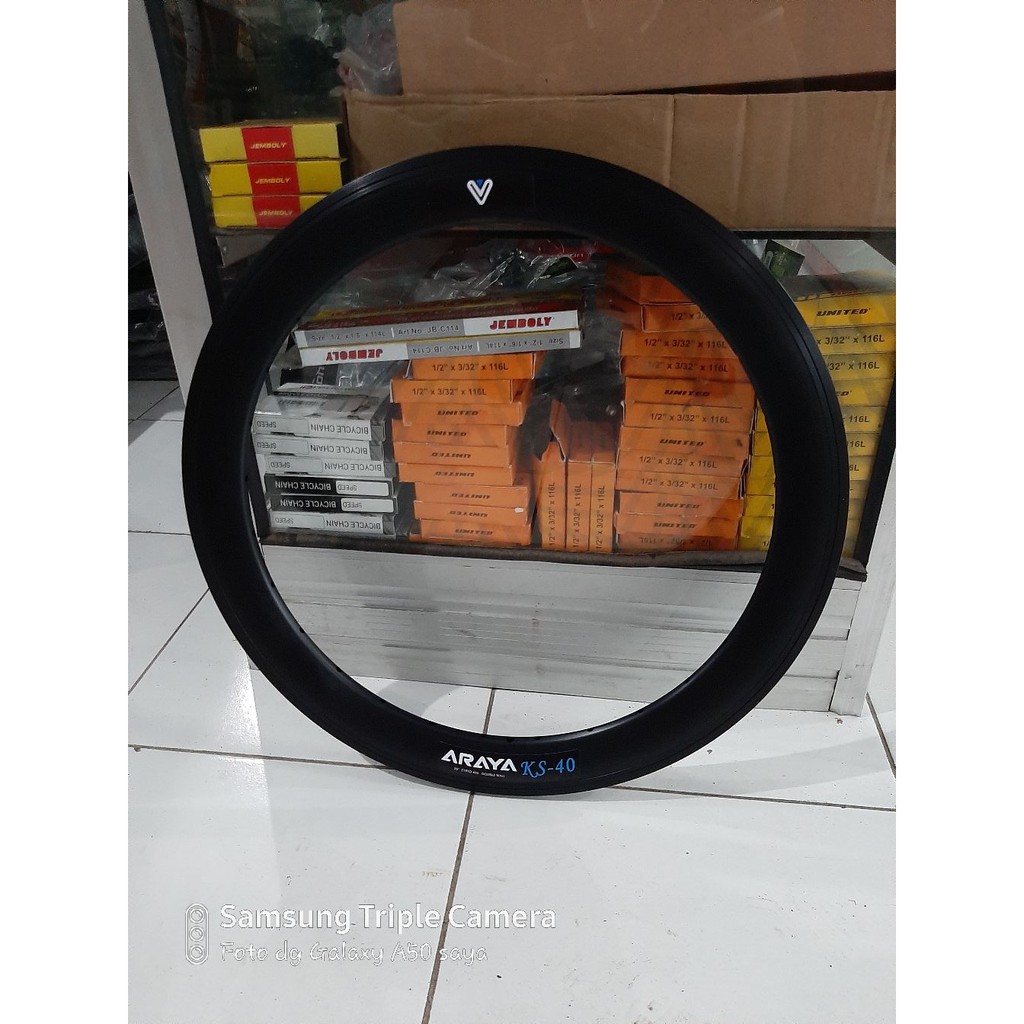 Jual Velg / Rims ARAYA 20 Murni 406 Sepeda Lipat Minion. BRAKELINE ...