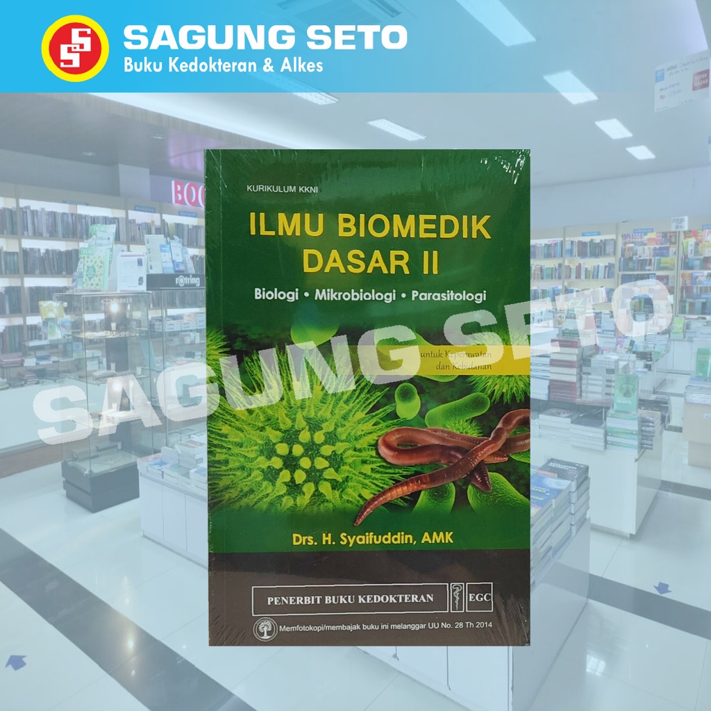 Jual BUKU ILMU BIOMEDIK DASAR II BIOLOGI MIKROBIOLOGI DR SYAIFUDDIN | Shopee Indonesia