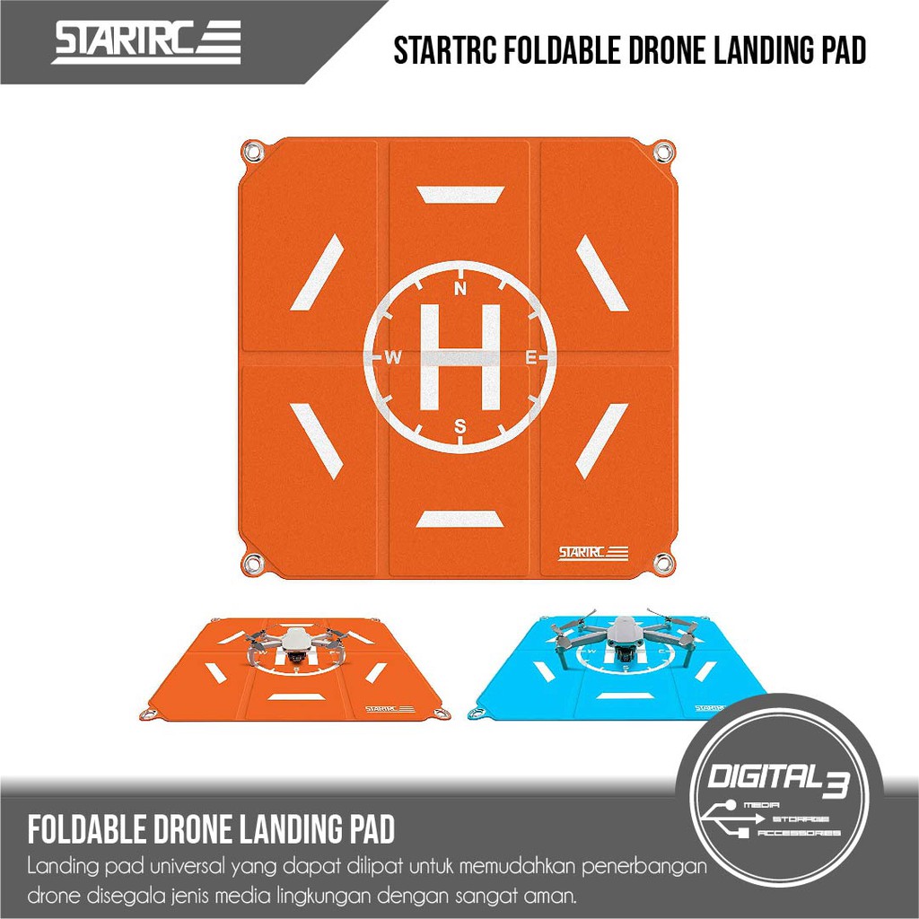 Jual STARTRC 50cm Foldable Landing Pad For DJI FPV Mini 2 Mavic air 2 ...