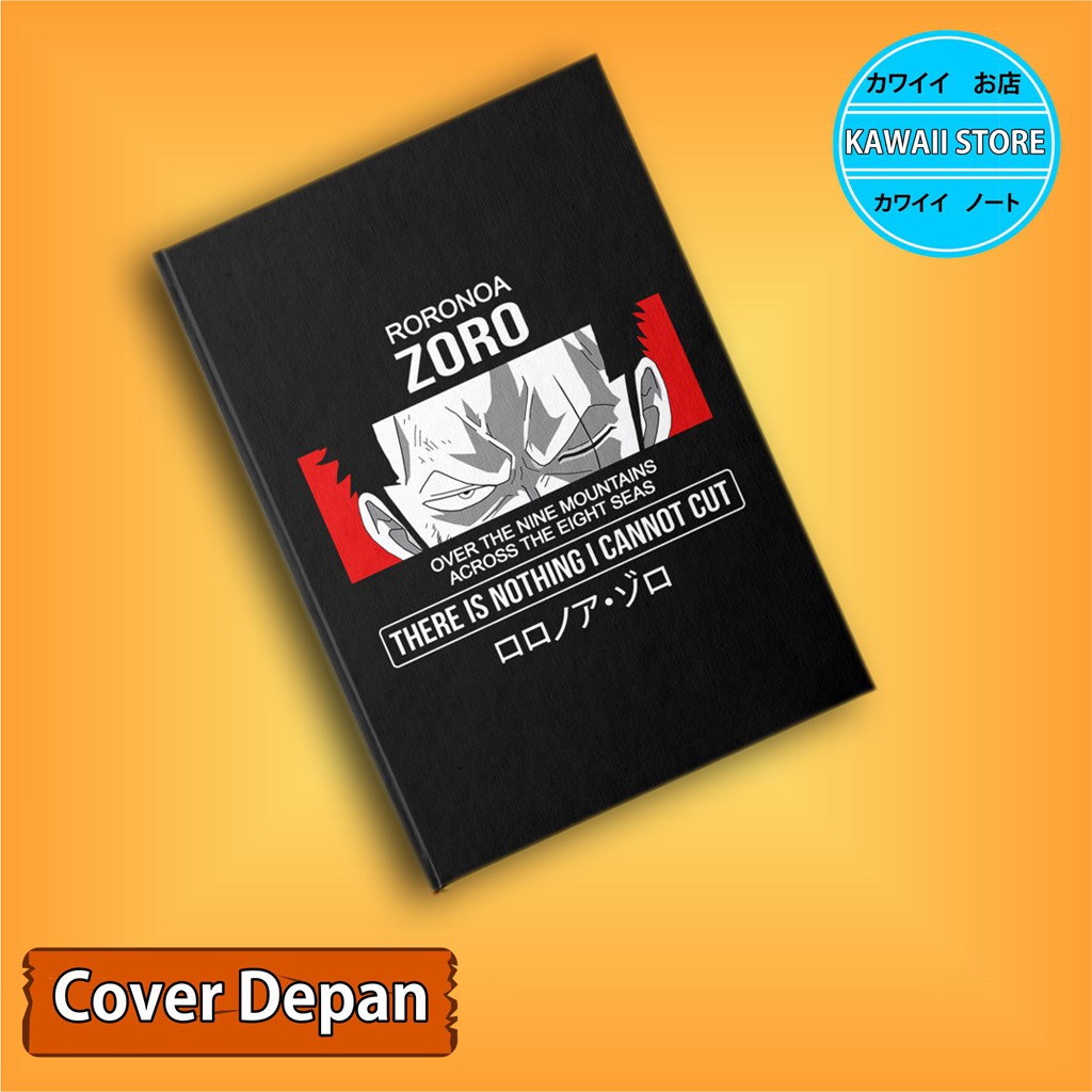 Jual Notebook / Pocket book Hard Cover Anime One Piece RORONOA ZORO ...