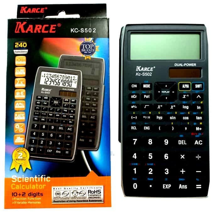 Jual SCIENTIFIC CALCULATOR / KALKULATOR ILMIAH MERK KARCE | Shopee ...