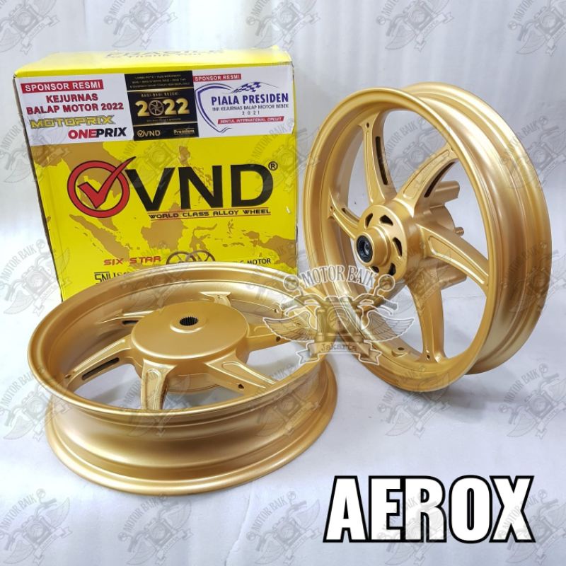 Jual velg pelek velek racing AEROX ring 14 model oz racing six star VND ...