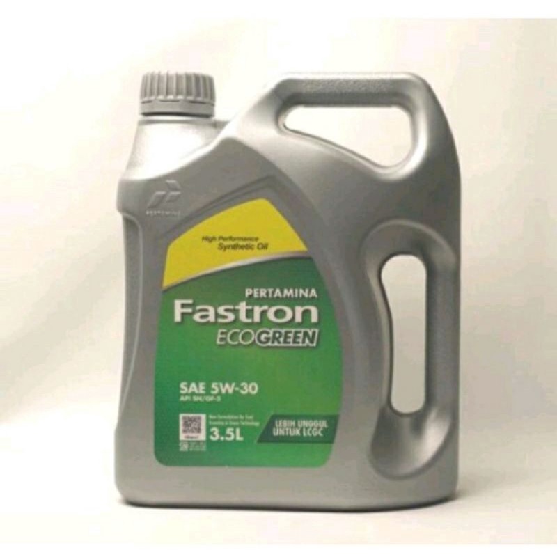 Jual Oli Mobil Fastron ECO Green SAE 5W-30 3.5Liter LCGC Original ASLI ...