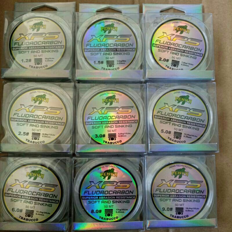 Jual Senar Fluorocarbon senar Leader FLUOROCARBON Penyu XPS 50m ...