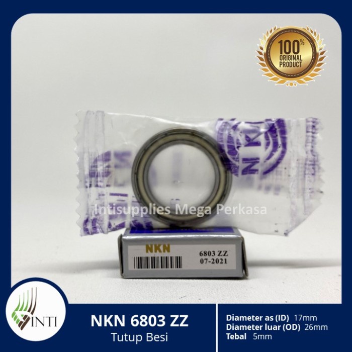 Jual Bearing NKN 6803 ZZ | Shopee Indonesia
