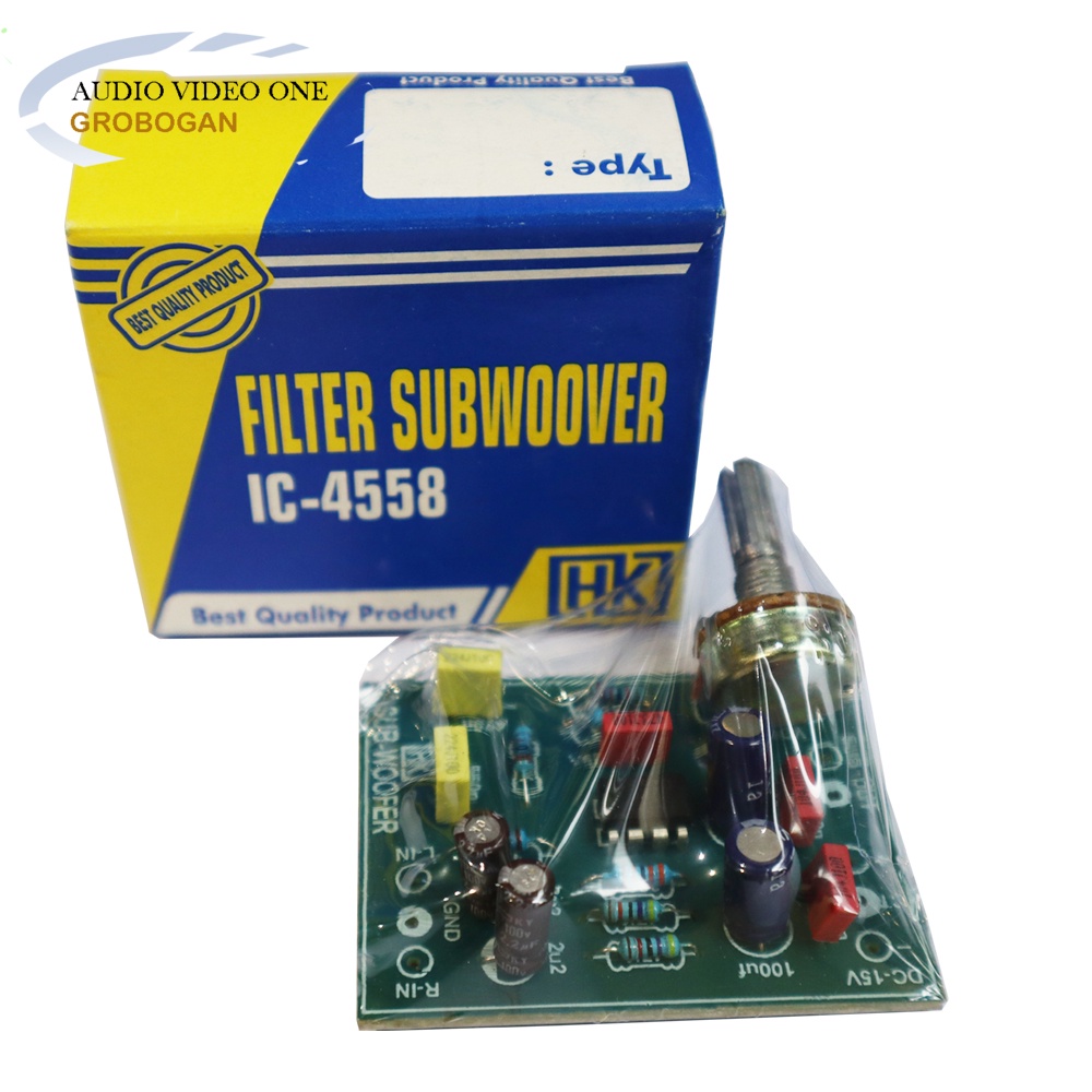 Jual Filter Subwofer IC-4558 Kit Filter-Subwoofer HK IC 4558 ORIGINAL | Shopee Indonesia