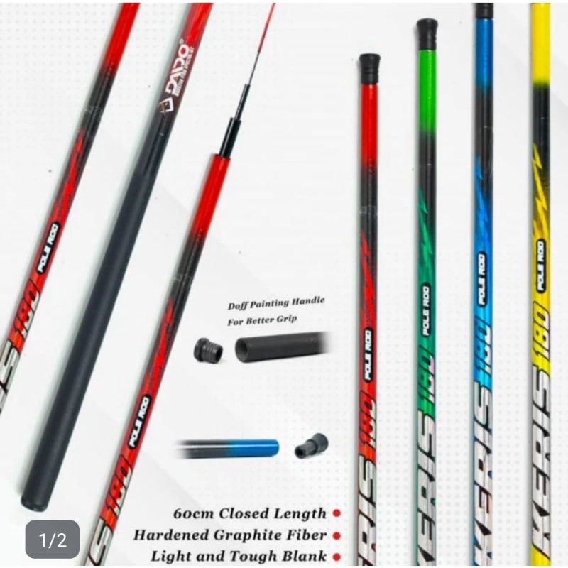 Jual tegeg pancing daido keris pilihan 180 210 240 270 300 | Shopee ...