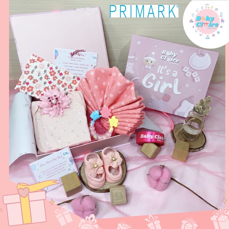 Jual Primark Belanda hampers baby girl, kado lahiran bayi perempuan ...