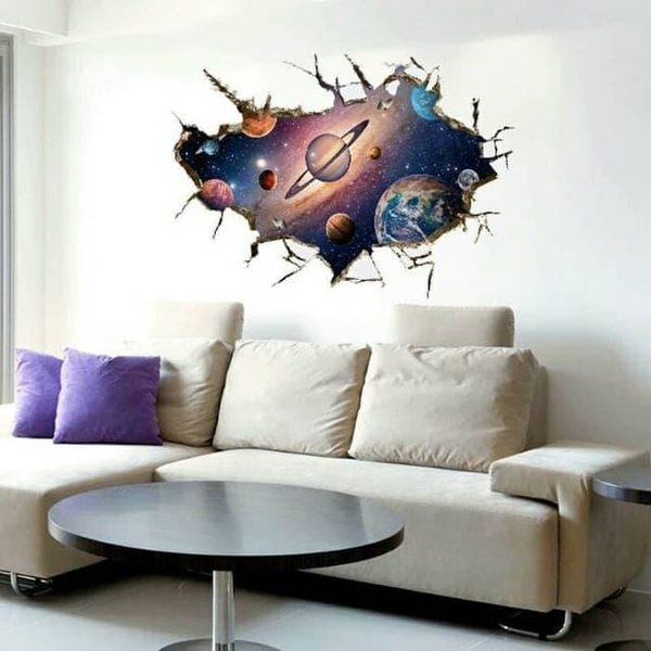 Jual WPSBGS SK9066B 60X90 UNIVERSE SPACE MILKY WAY 3D TEMBOK ...