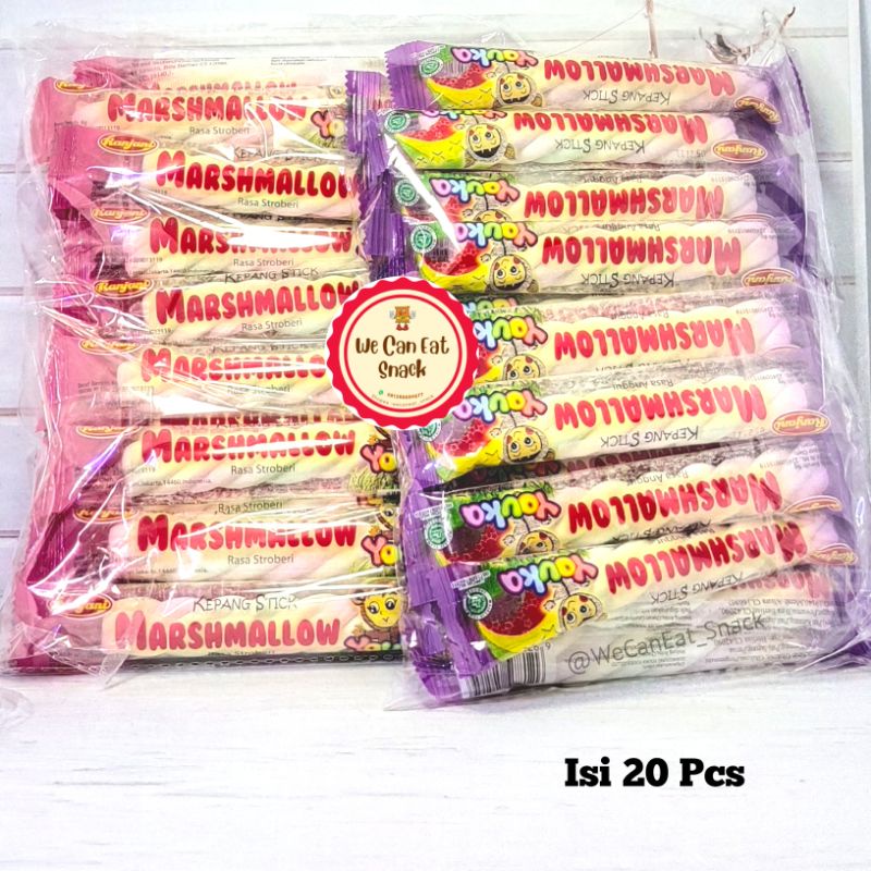 Jual Permen Marshmallow Youka Kepang Ranjani (1 pak isi 20) | Shopee ...