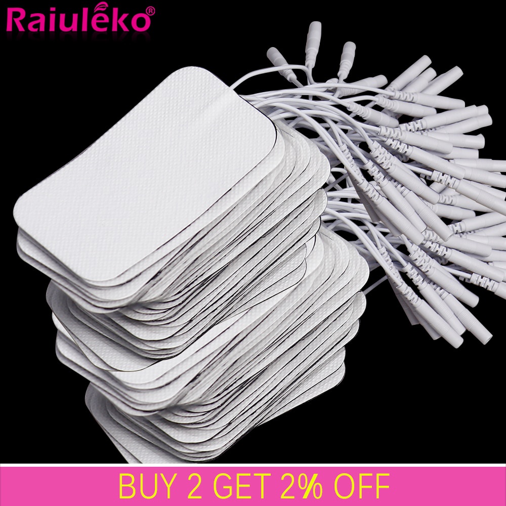 Jual PREORDER 100/50/30/20P TENS EMS Bantalan Elektroda Tempelan Gel ...