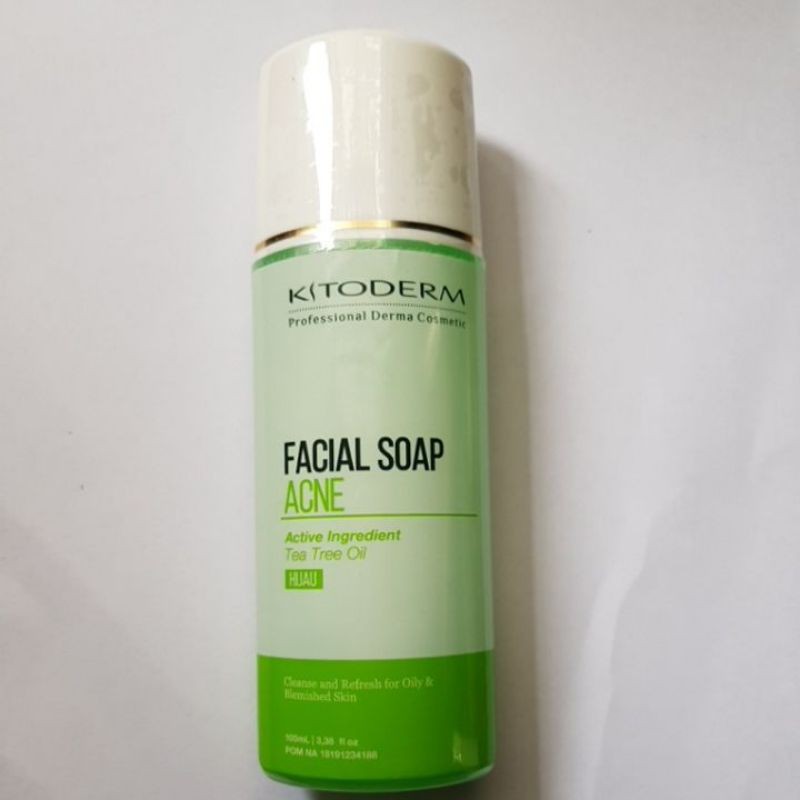 Jual Kitoderm Facial Soap Acne Hijau | Shopee Indonesia