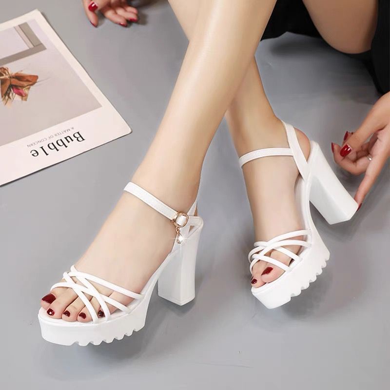 Jual NS218 Sepatu High Heels Wanita Import Sepatu Hak Tinggi Kasual ...
