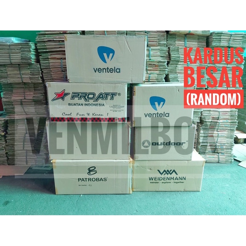 Jual Kardus bekas besar tebal random, bbrp ukuran (cocok utk packing ...