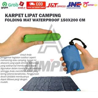 Jual KARPET PIKNIK LIPAT TAHAN AIR WATERPROOF PORTABLE KARPET CAMPING ...
