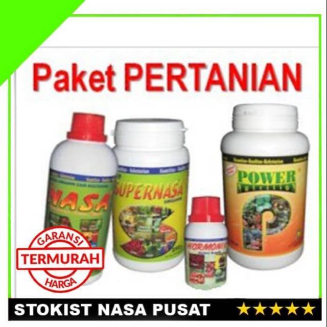 Jual Paket Pertanian Organik Nasa ( Supernasa, Poc Nasa, Hormonik, Power Nutrition ) Pupuk ...