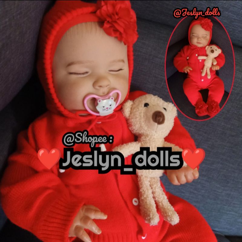 Jual Reborn doll 60cm Fat Baby doll Top Quality Hand-made Doll | Shopee ...