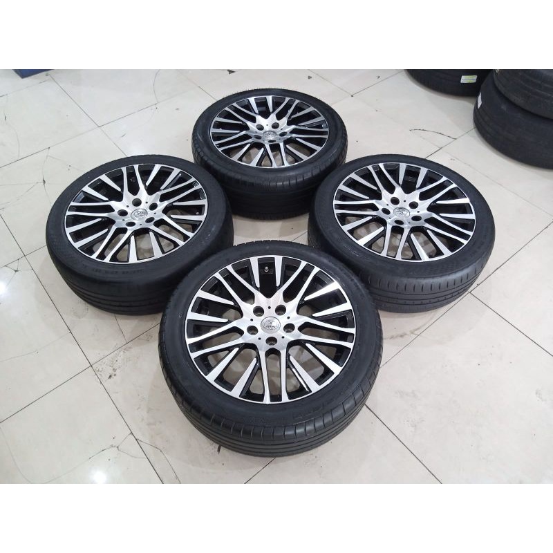 Jual VELG MOBIL BEKAS REPLIKA VELLFIRE R18 PCD 5X114 + BAN ACCELERA PHI-R PNP INNOVA VOXY NAVY ...