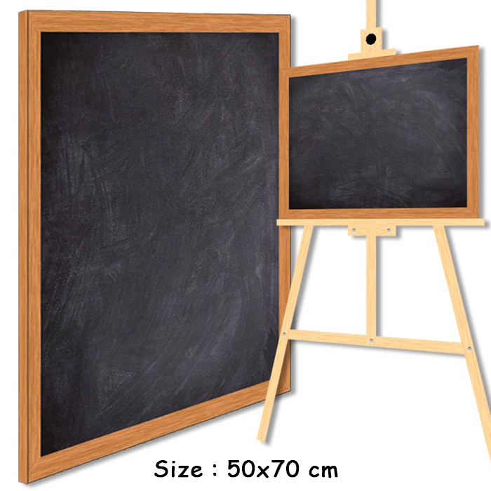 Jual Papan Tulis Hitam + Stand 50x70 cm Black Board + Stand 70x50 cm by ...