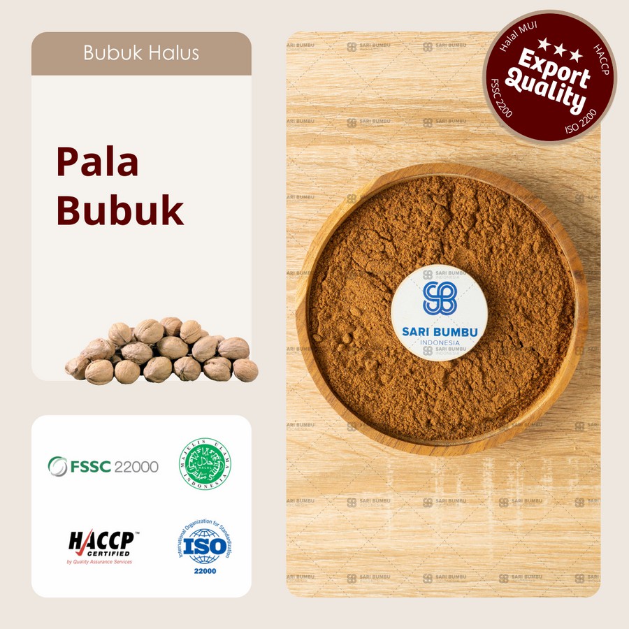 Jual Pala Bubuk/ Nutmeg Powder | Shopee Indonesia