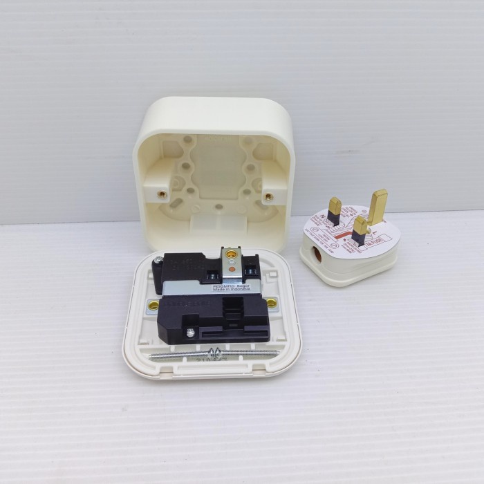 Jual PANASONIC STOP KONTAK AC KOMPLIT SET WHITE WBJ1214W-3K | Shopee ...