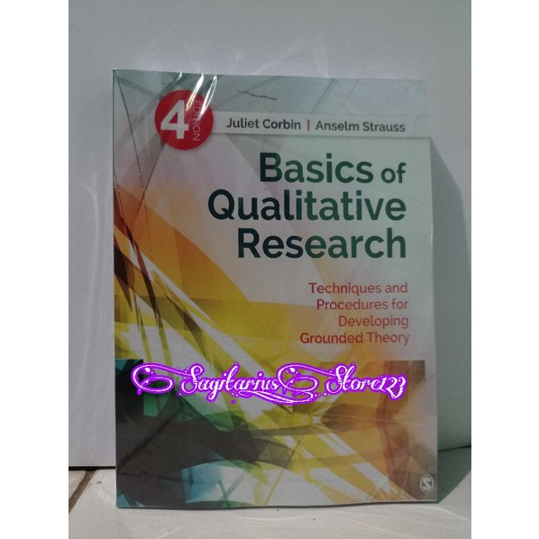 Jual Buku Basic of Qualitative Research 4th Edition by Juliet Corbin 4 ...