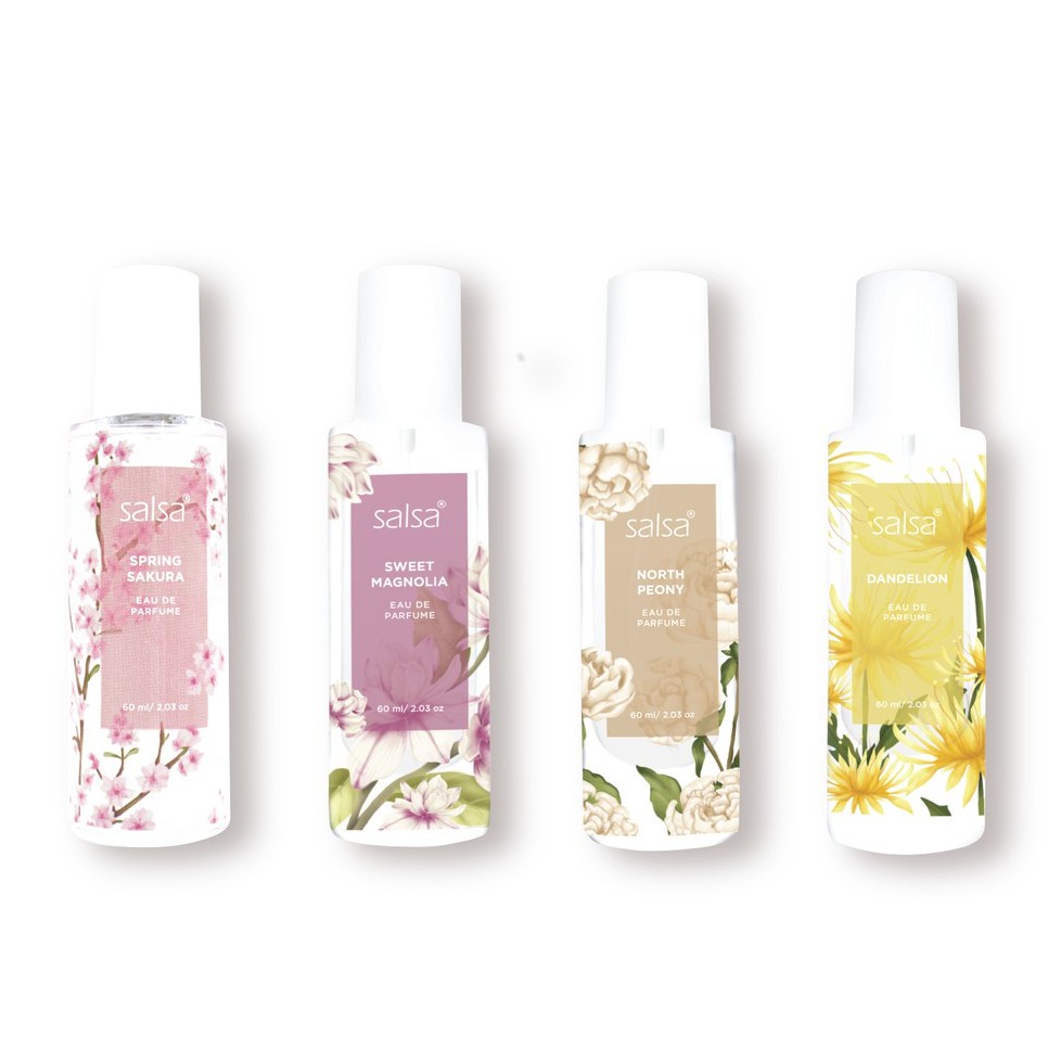 Jual SALSA Eau De Parfume EDP North Peony | Dandelion | Spring Sakura ...