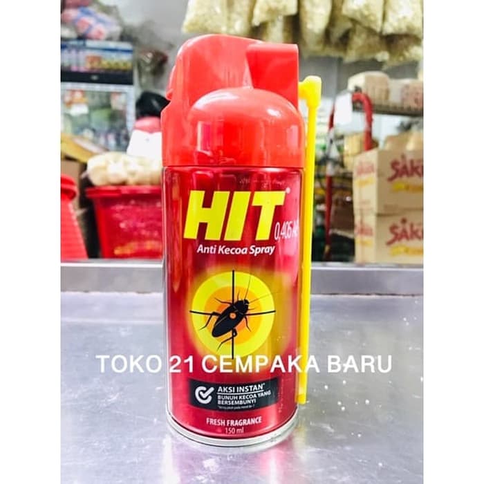 Jual Hit Anti Kecoa Spray Fresh Fragrance 150 ml | Hit Aerosol Murah ...