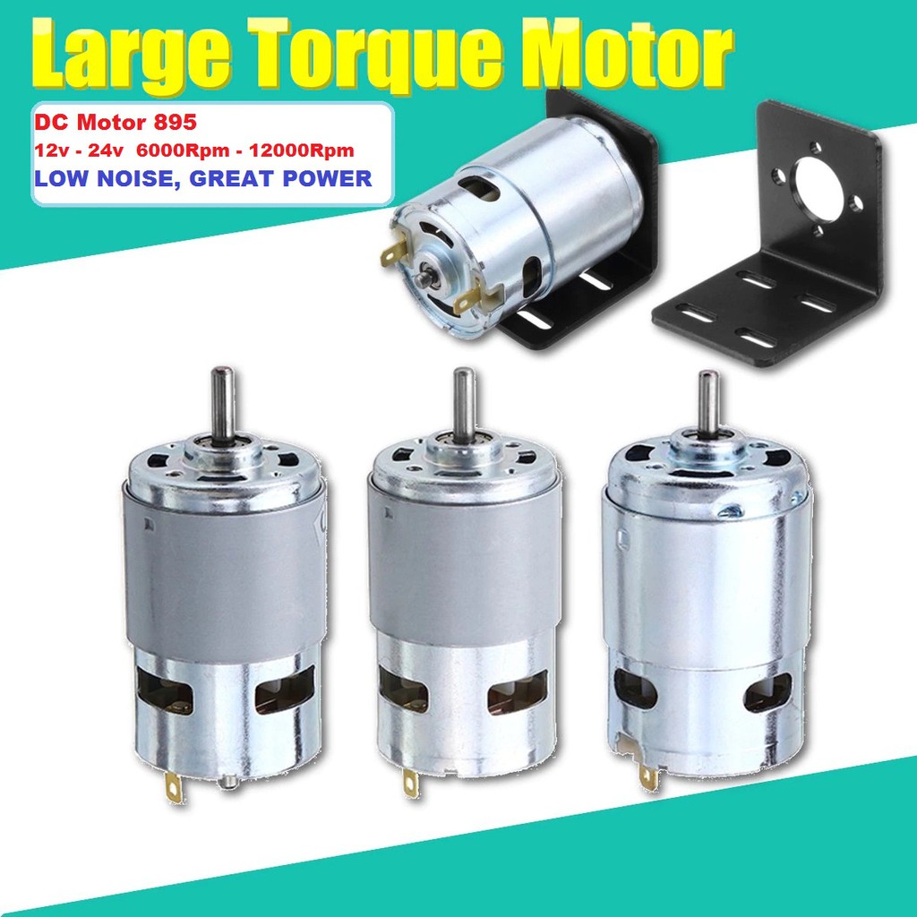 Jual DC Motor 895 High Torque 12-24V 12000Rpm | Shopee Indonesia