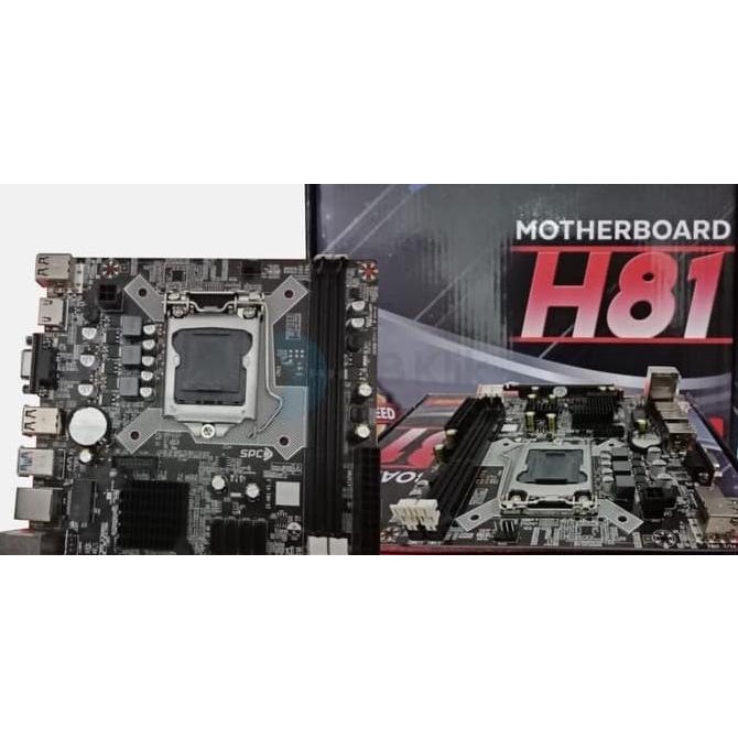 Jual Motherboard SPC H81 DDR 3 Socket LGA 1150 | Shopee Indonesia