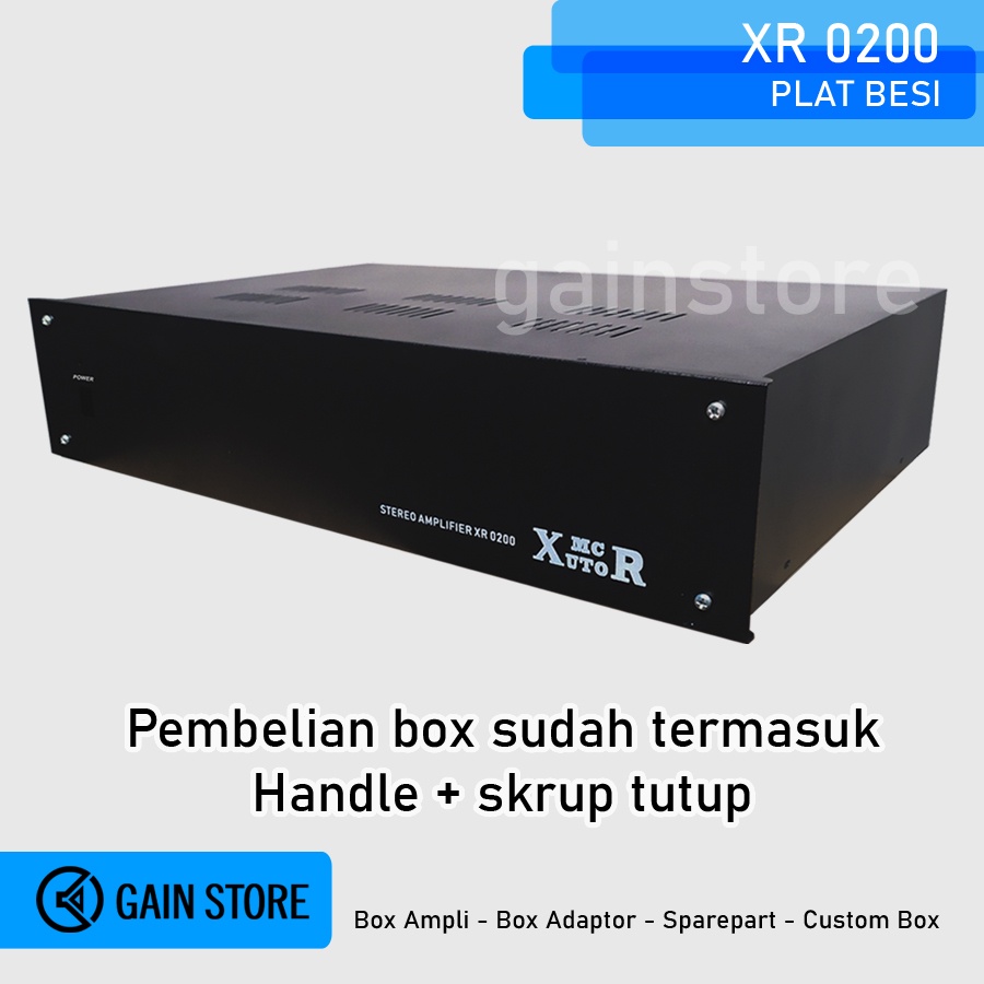 Jual Box Ampli Amplifier power XR 0200 polos/usb | Shopee Indonesia