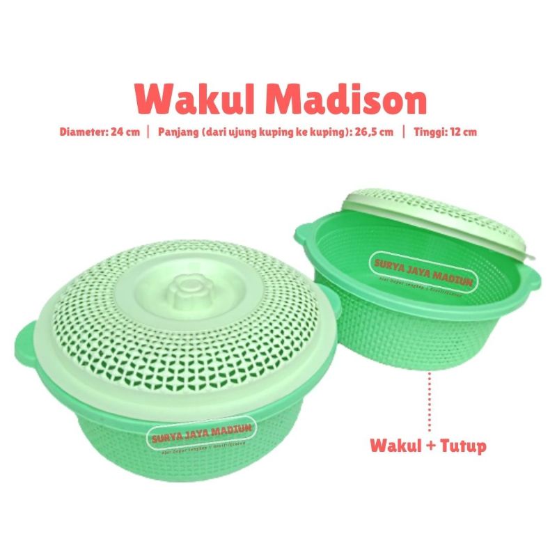 Jual Wakul Madison | Wakul Tutup Plastik Nasi Hajatan | Shopee Indonesia