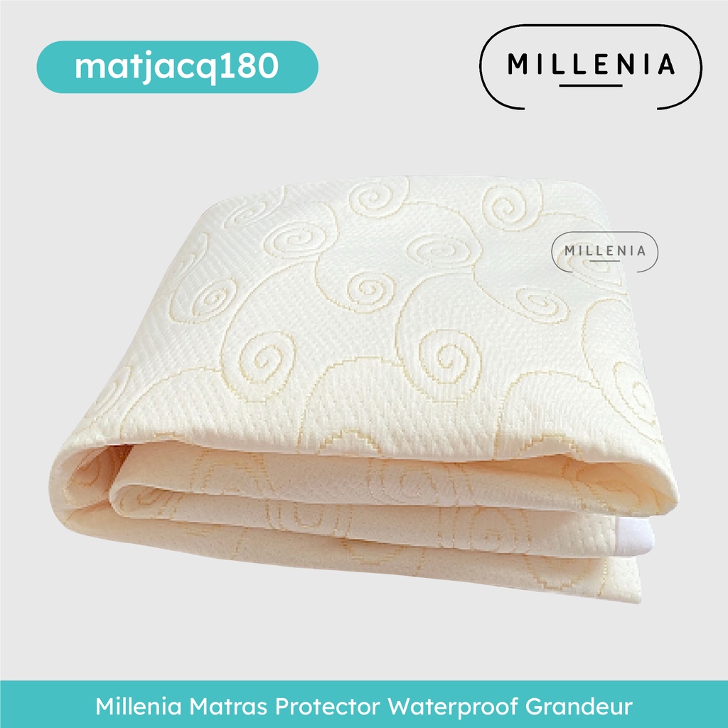 Jual Millenia Matras Protector Waterproof Grandeur Fluffy & Luxury ...