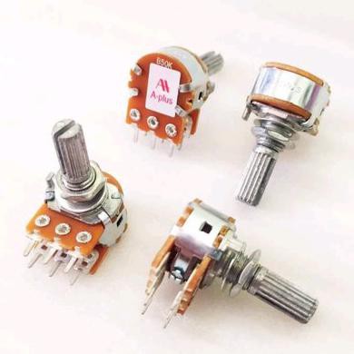 Jual Potensiometer Stereo 100K 6 Pin Dual Potensio Meter Variable ...