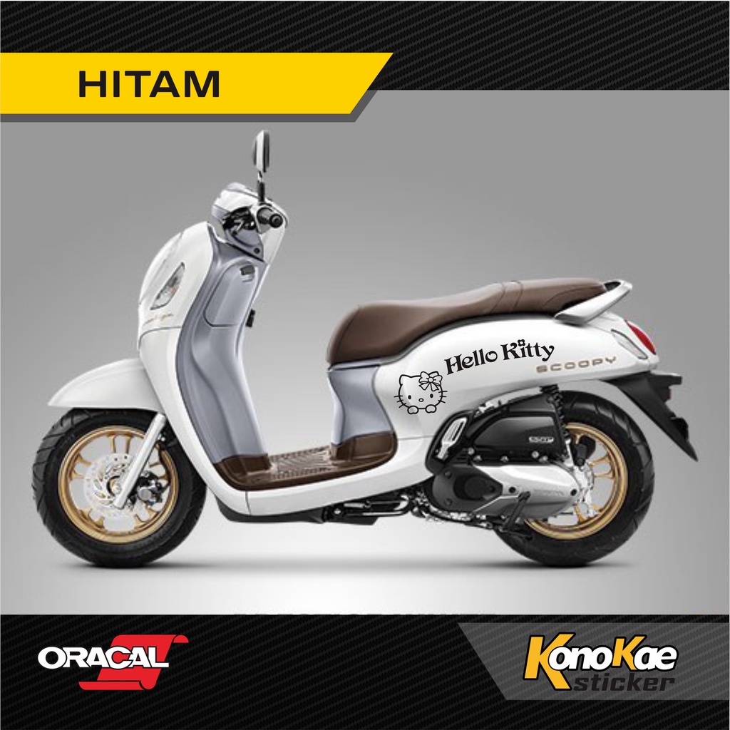 Jual STIKER SCOOPY HELLO KITTY CUTTING STICKER SEPASANG | Shopee Indonesia