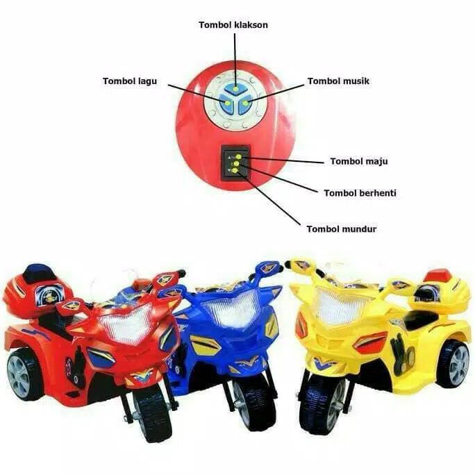 Jual Mainan Anak Motoran Charge Motor Aki Halilintar Yotta - Ungu ...