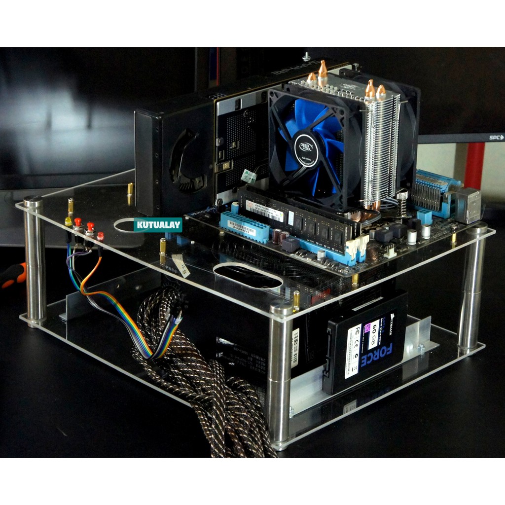 Jual Casing CPU ATX Acrylic PC Komputer Open Air Benchtable Akrilik ... Jual Casing CPU ATX Acrylic PC Komputer Open Air Benchtable Akrilik ...